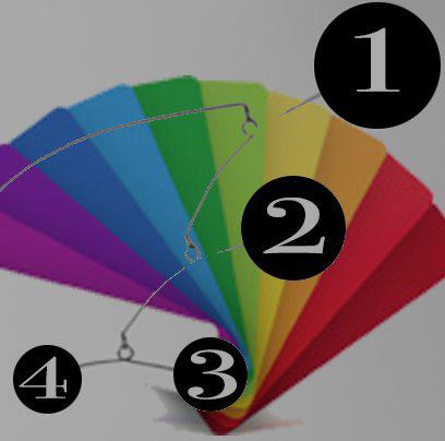 Custom Handmade Art Mobiles + Stabiles - You Choose Colors & Size ...