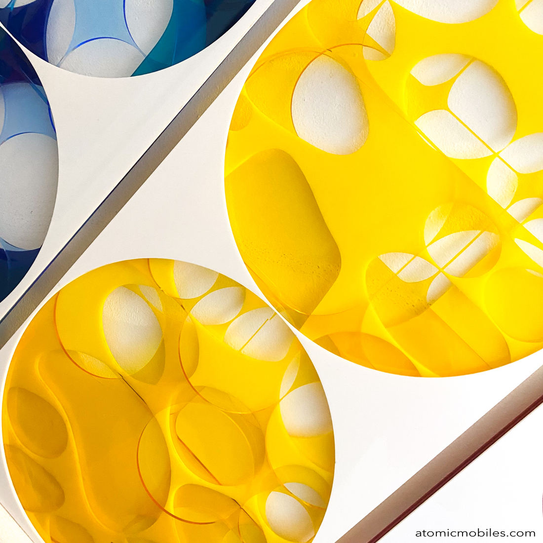 Retro Colorful 3D Wall Art Panel Set of 3 | Groovy Mid Century Style ...