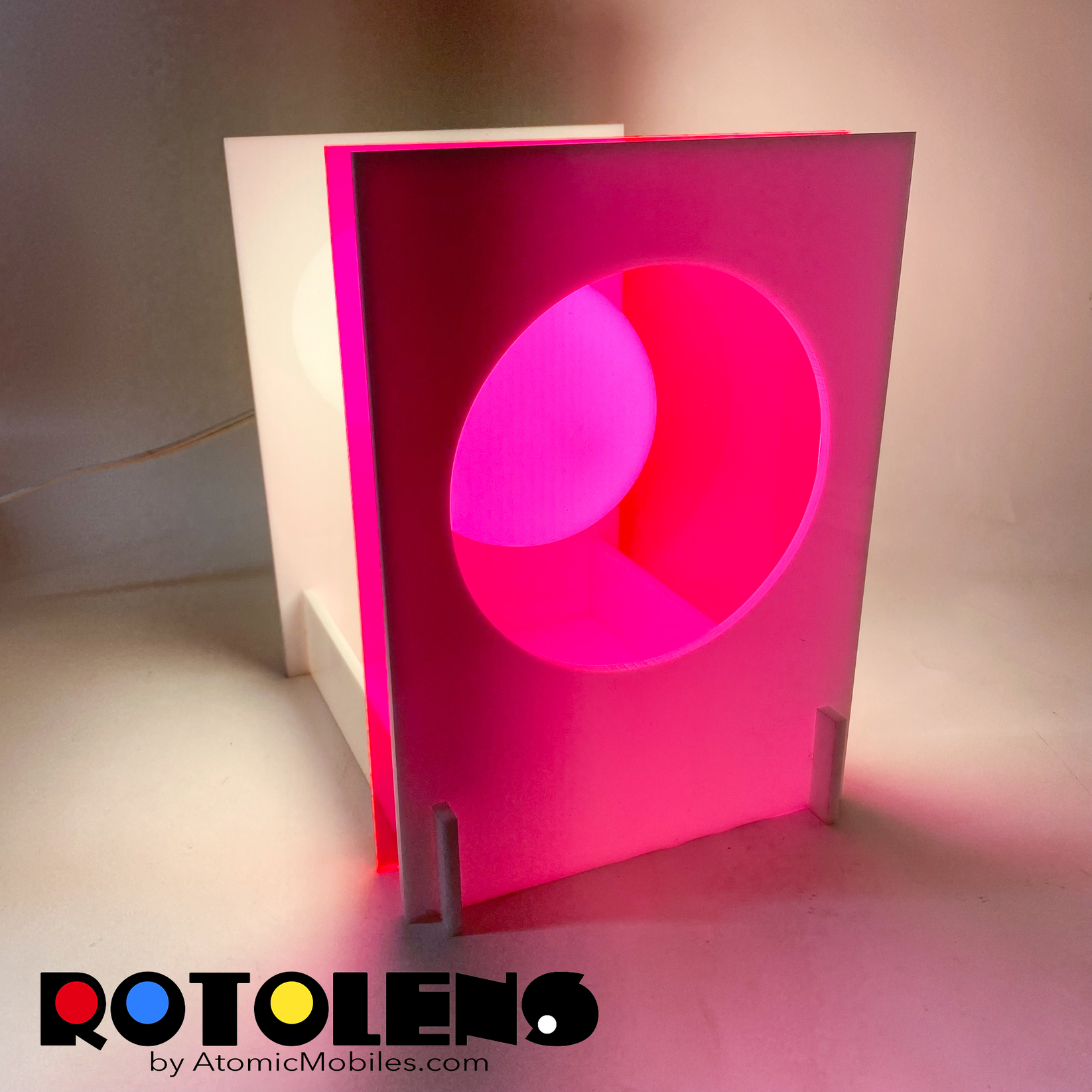 ROTOLENS Art Lamp | 1970s Inspired Mod Lighting + Interchangeable Lens ...