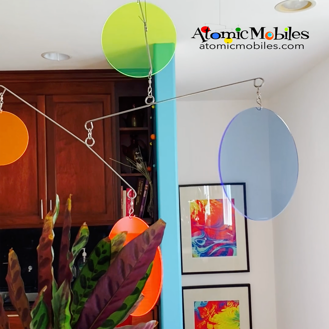 The Atomic Mobile - Mid Century Modern Art Mobiles in Custom Colors ...