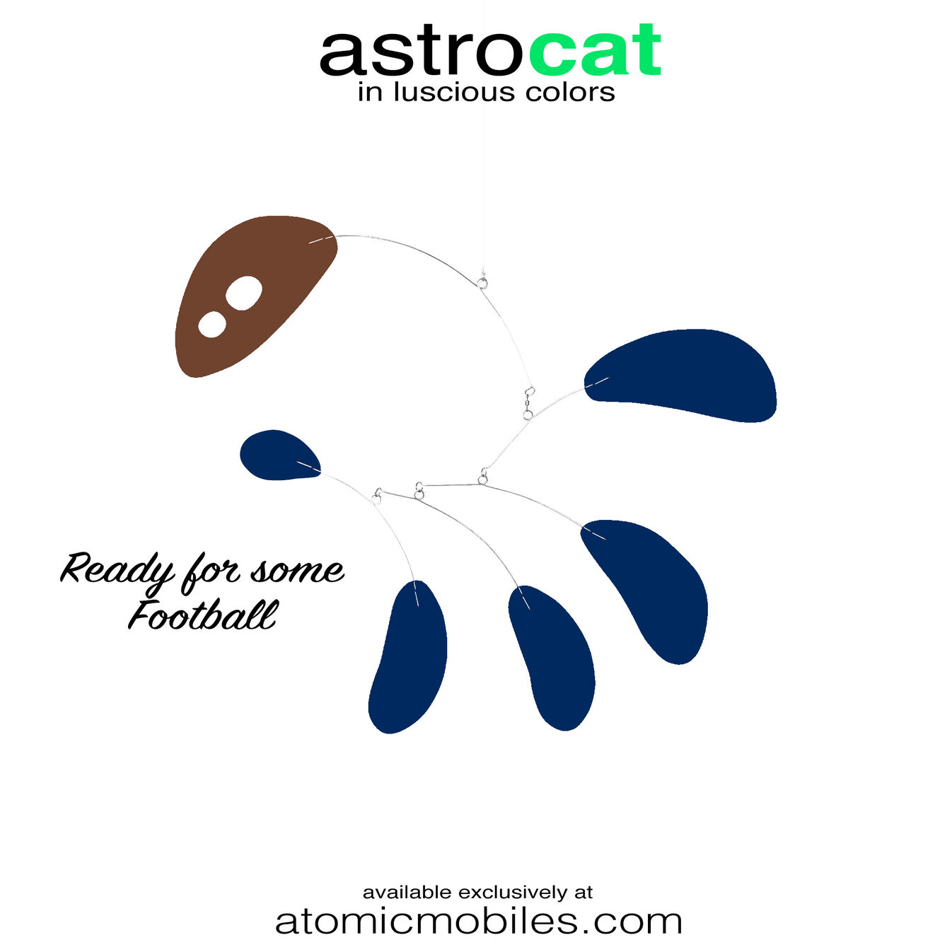 AstroCat Art Mobiles | Mid Century Modern Style Kinetic Hanging Art ...