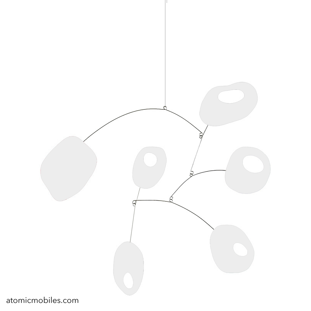 Retro Modern Art Mobile | Mid Century Modern Kinetic Mobiles – Atomic ...