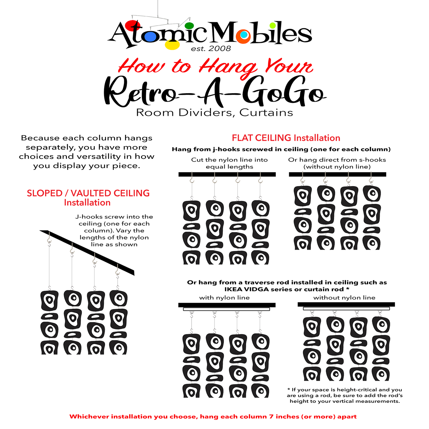 RETRO-A-GoGo Atomic Screens DIY Kits - Retro Modern Room Dividers ...