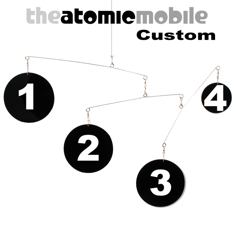 The Atomic Mobile - Mid Century Modern Art Mobiles in Custom Colors ...
