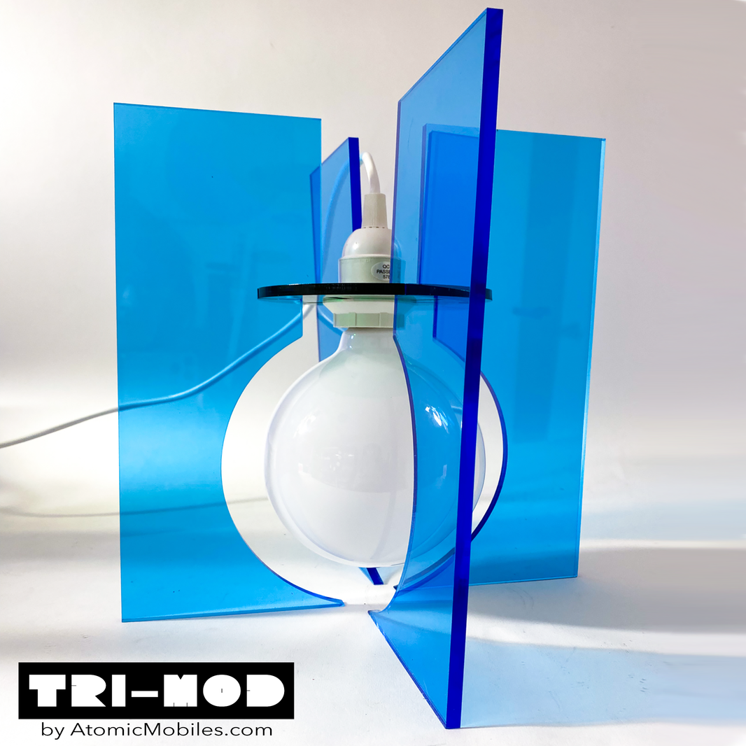 RETROSPECT Space Age Lamps | Groovy MCM Retro 70s Plexiglass Lighting ...